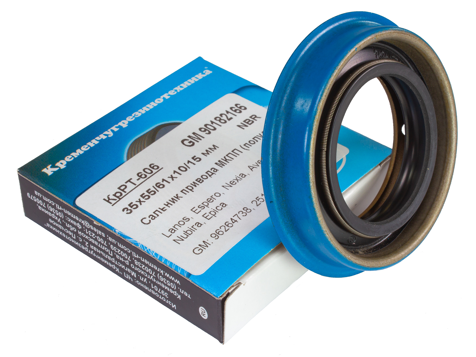 90182166, I96264738 Сальник привода КПП (полуоси) [35х55/61х10/15]